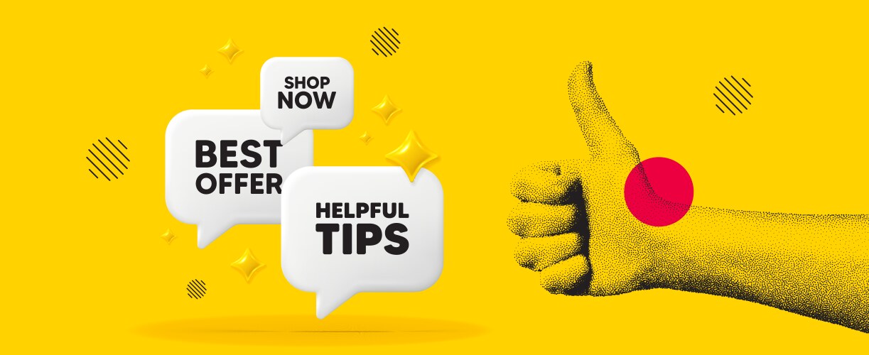 Helpful tips symbol education faq sign chat Vector Image