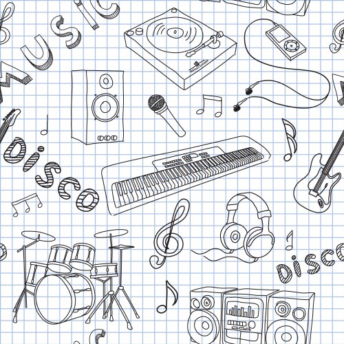 Music Note Sketch Vector Images (over 6,100)