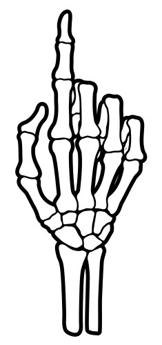 Skeleton Hand Pointing Vector Images (over 170)