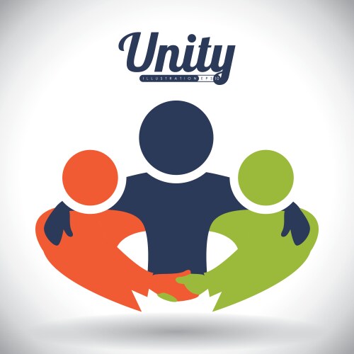 Unity people Royalty Free Vector Image - VectorStock