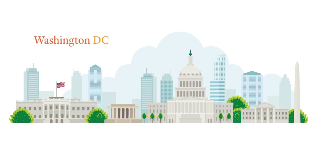 Washington Dc Skyline Vector Images (over 750)