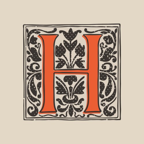 Medieval Letter H Vector Images (over 190)