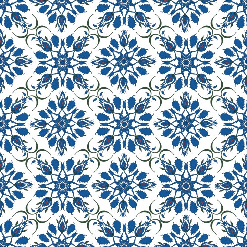 Antique ottoman turkish pattern design sixty two Vector Image