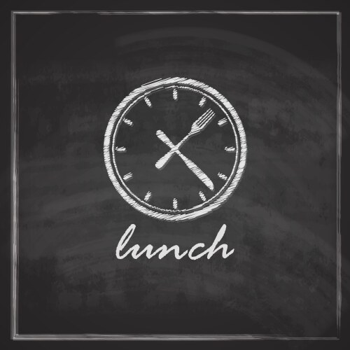 Abstract vintage background with chalkboard Vector Image