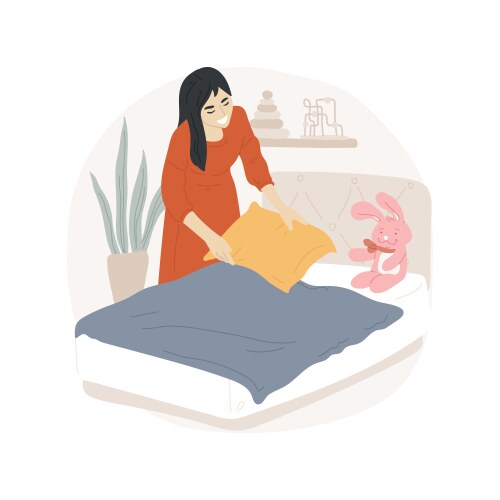 Make Bed Cartoon Vector Images (over 190)