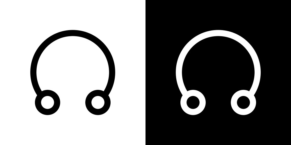 Piercing icon set ear pierce symbol solid Vector Image