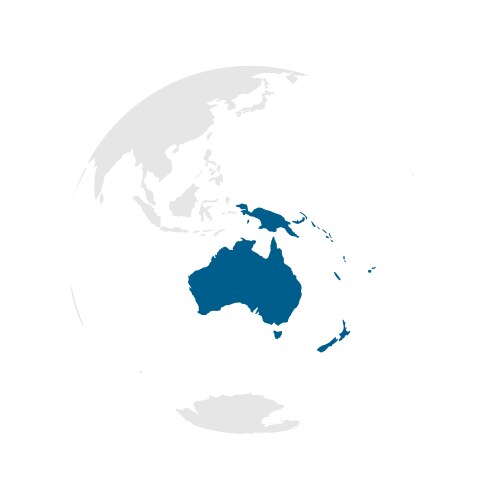 World map australia centered Vector Images & Graphics for Commercial ...