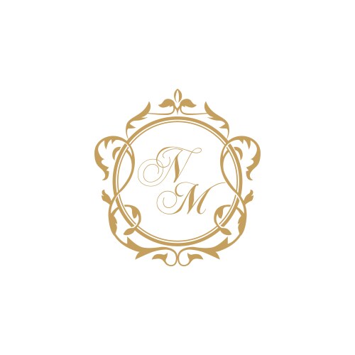 Hr initial wedding monogram logo Royalty Free Vector Image Hr initial wedding monogram logo Royalty Free Vector Image