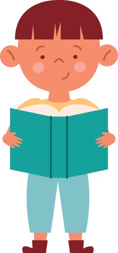 Kid Reader Vector Images (over 2,100)