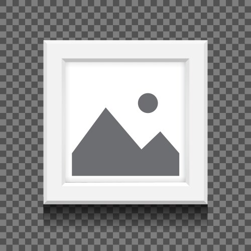 Blank profile picture image holder with a crown Vector Image