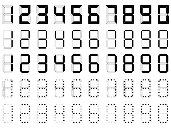 Numbers Vector Images (over 850,000)