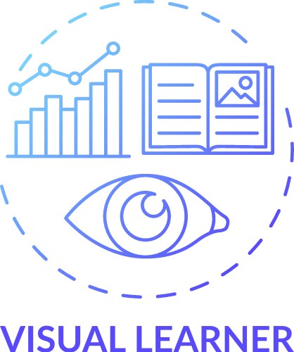 Somatic therapy blue gradient concept icon Vector Image