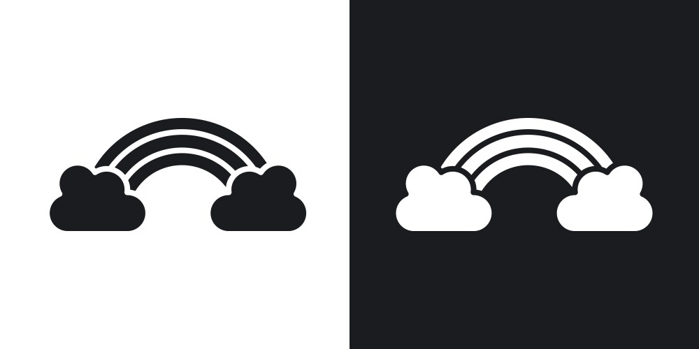 Rainbow Clouds Outline Vector Images (over 4,400)