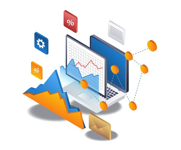 Business Analysis Calculation Notes Royalty Free Vector