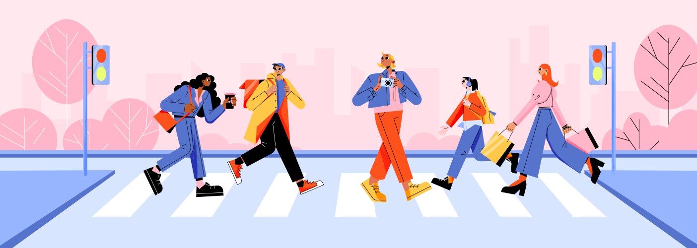 Crosswalk Cartoon Vector Images (over 2,300)