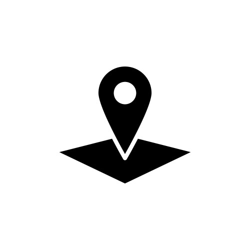 Land layer location icon Royalty Free Vector Image