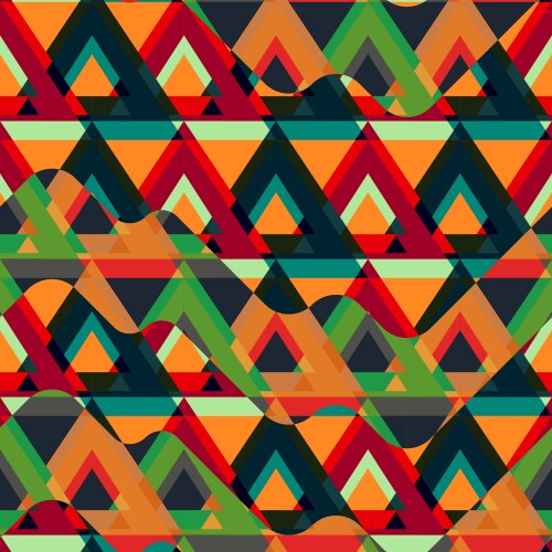 African geometric seamless pattern Royalty Free Vector Image