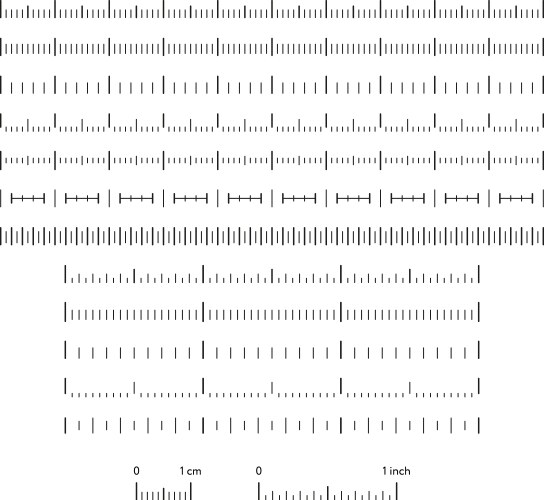 Accurate Ruler Vector Images (over 1,100)