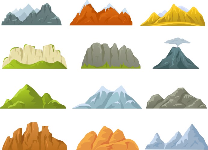 Cartoon Mountains Vector Images (over 80,000)