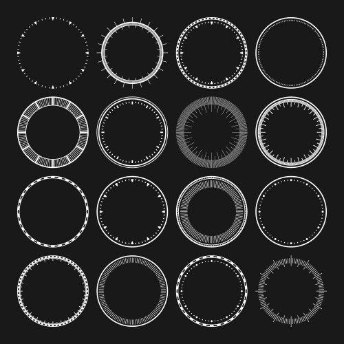 Mechanical clock faces bezel white watch dial Vector Image