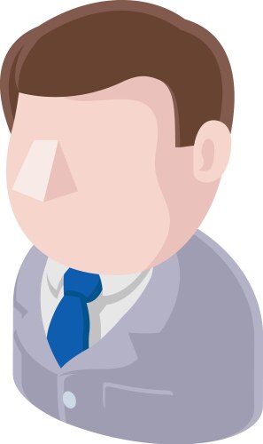 Cartoon calculator man Royalty Free Vector Image