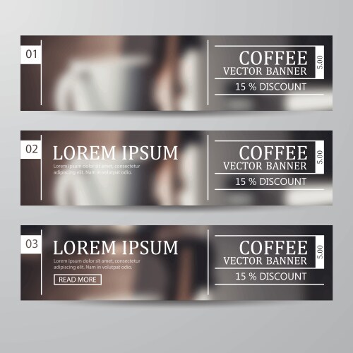 Coffee Banner Vector Images (over 50,000)