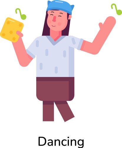 Dancing Royalty Free Vector Image - VectorStock