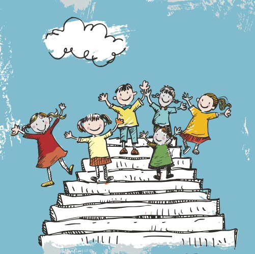 Cartoon Climbing Stairs Vector Images (over 1,900)