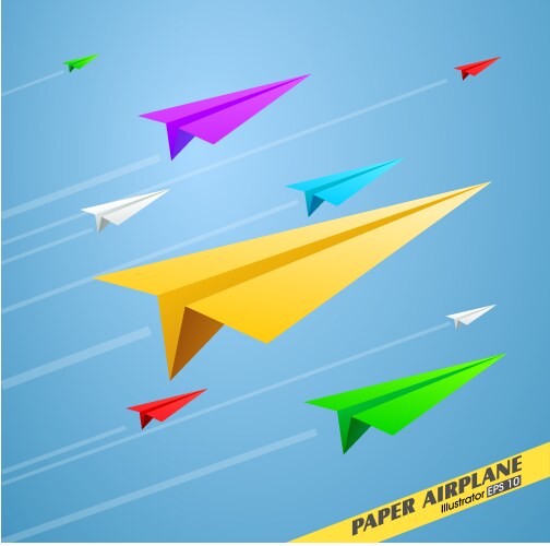 Paper Airplane Vector Images (over 31,000)