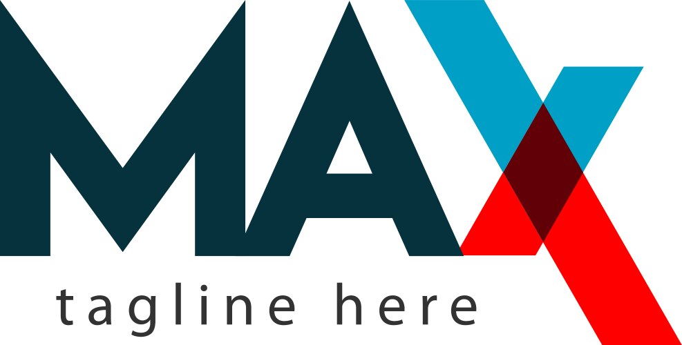 Initial mk alphabet logo design template Vector Image