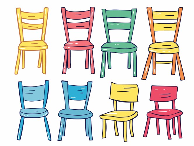 Colorful splashes set cartoon style isolated white