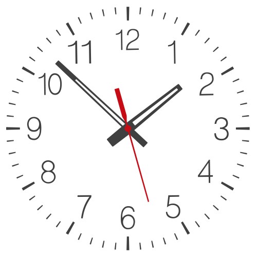 Clock face Royalty Free Vector Image - VectorStock