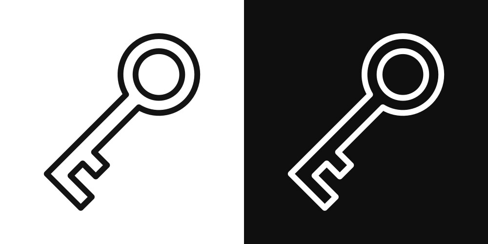 Key icon Royalty Free Vector Image - VectorStock
