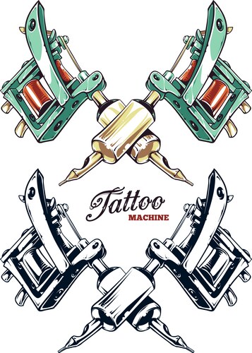 Tattoo Machine Vector Images (over 4,700)