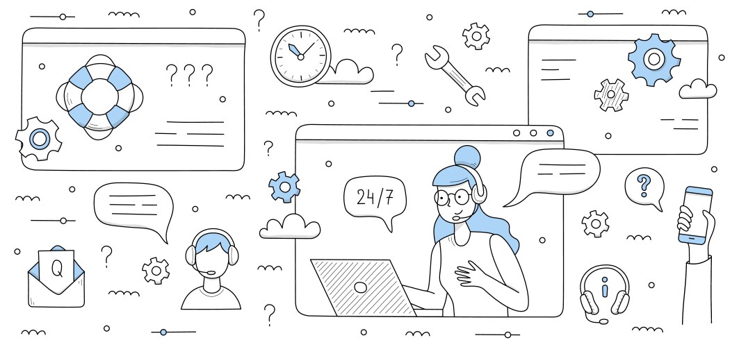 Helpdesk Vector Images (over 14,000)