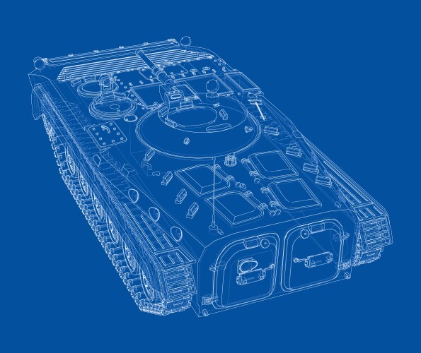 Infantry fighting vehicle Royalty Free Vector Image