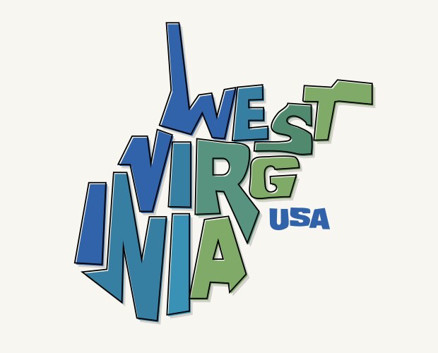 West Virginia State Outline Vector Images (over 520)