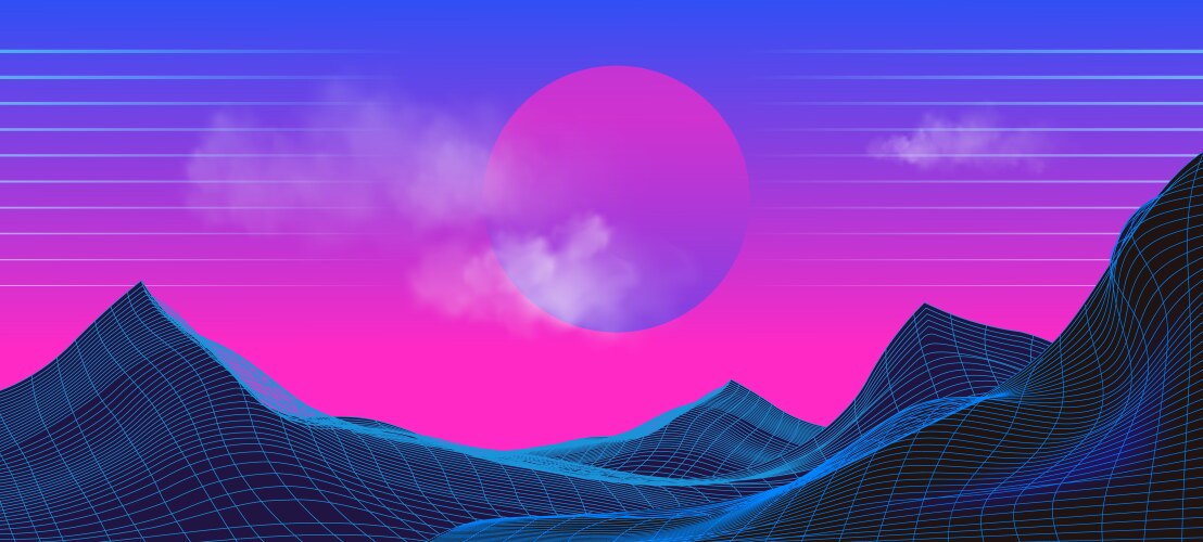 Neon Sunset Vector Images (over 3,500)