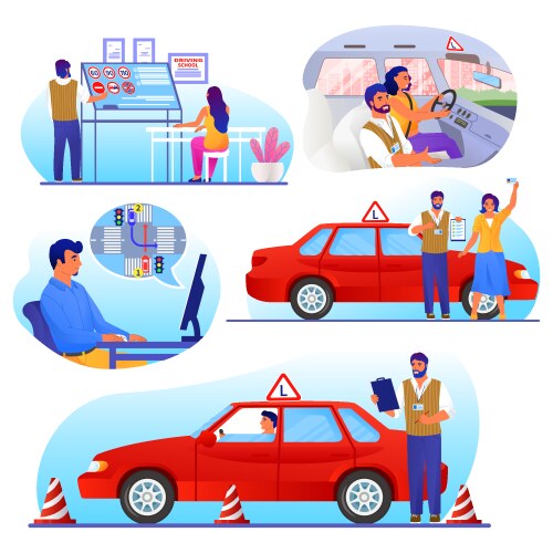 Driving Instructor Vector Images (over 1,200)