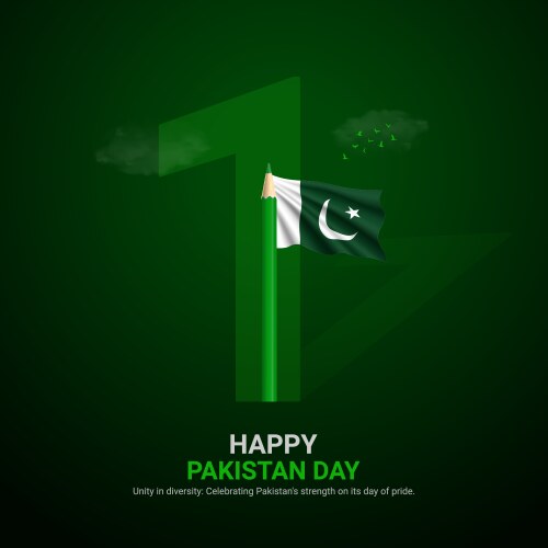 Pakistan resolution day Royalty Free Vector Image