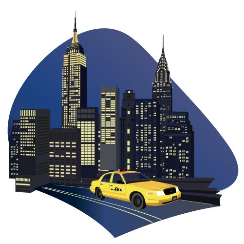 New york elements Royalty Free Vector Image - VectorStock