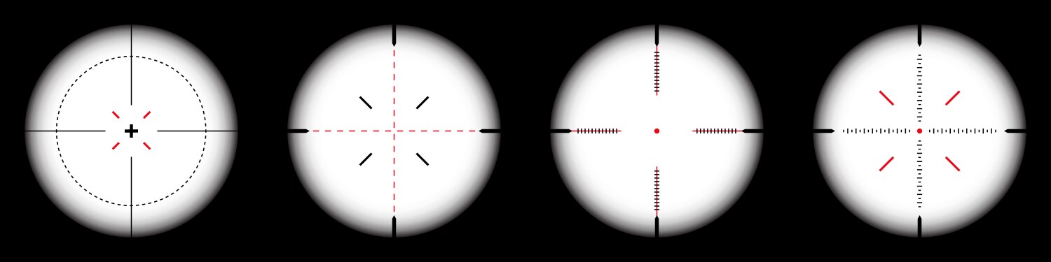 Gun viewfinder sniper scoperifle view isolated Vector Image