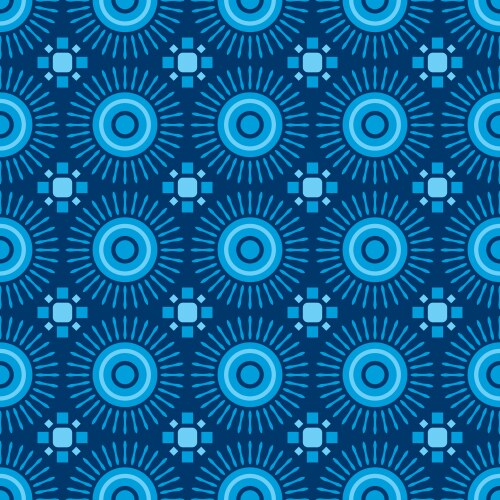 African star shweshwe pattern Royalty Free Vector Image