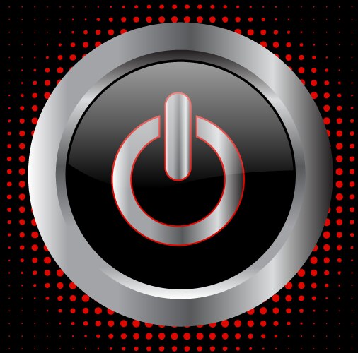 Power button Royalty Free Vector Image - VectorStock