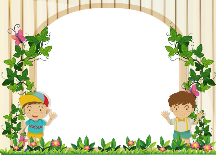 Boys Border Vector Images (over 6,600)