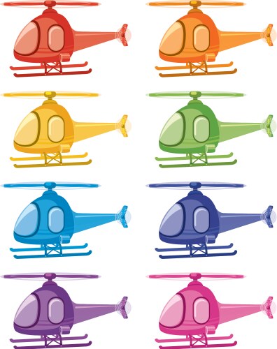 A helicopter flying Royalty Free Vector Image - VectorStock