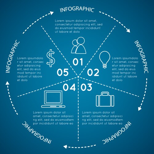 Circular Wheel Infographic Vector Images (over 1,700)