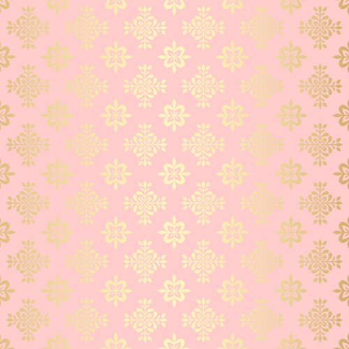 Pink And Gold Pattern Stone Studded Rani Haar Set | 22k Gold | For