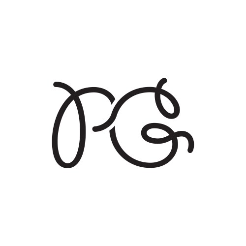 Cursive Font Letter G Vector Images (36)