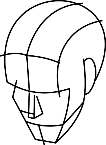 Person lost his head or mind cartoon stick figure Vector Image
